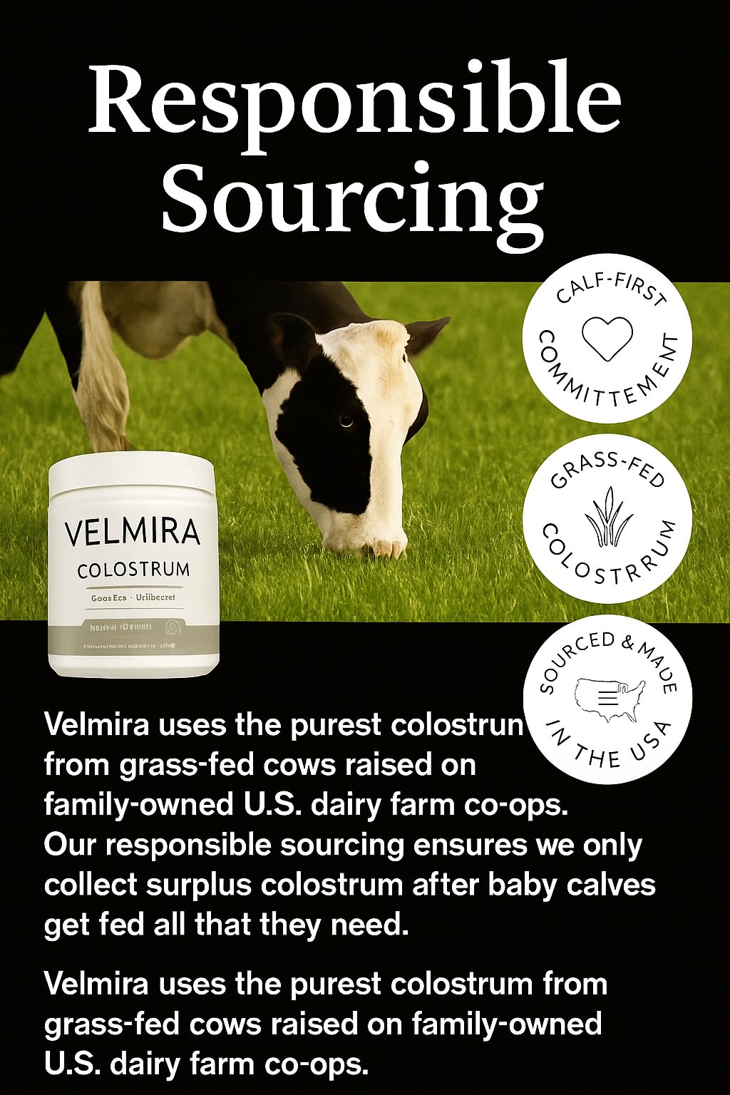 Premium colostrum for active lifestyles