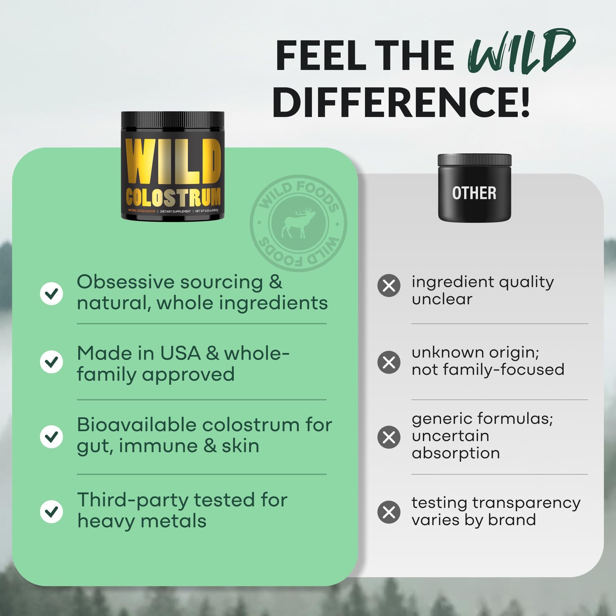 premium colostrum for gut balance