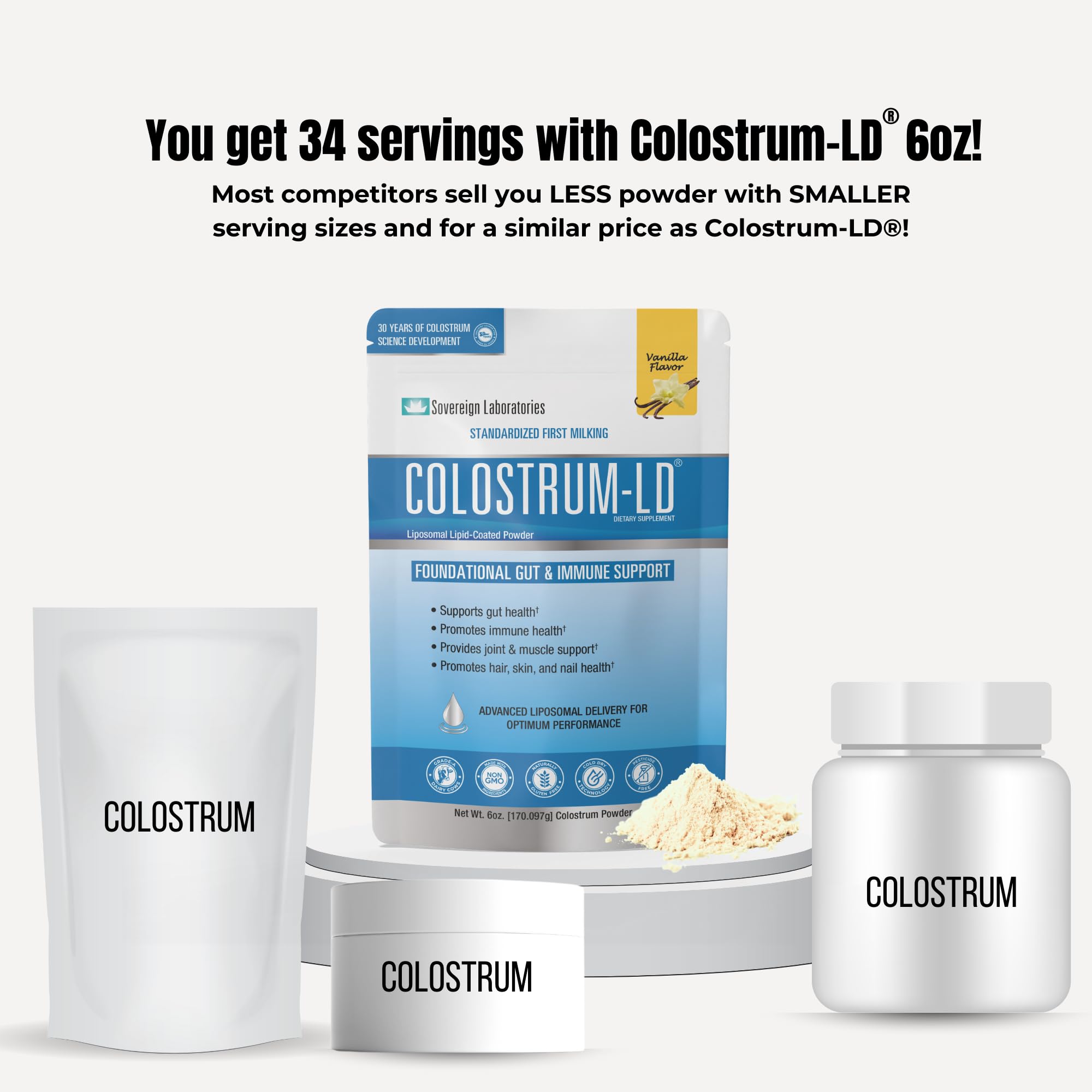 premium colostrum for healthy immune function