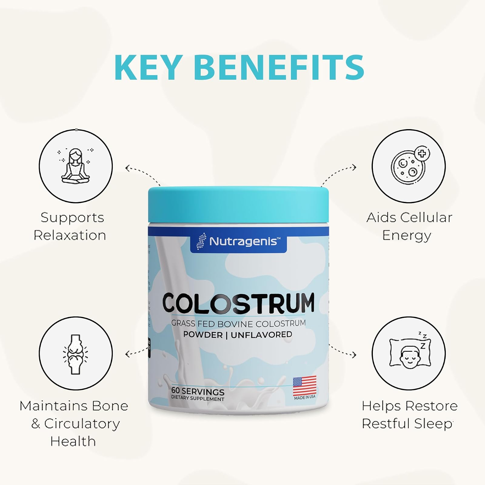 Premium colostrum for muscle recovery