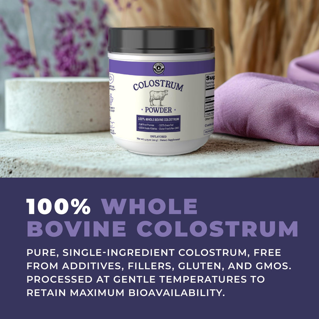 Premium colostrum for strength and endurance
