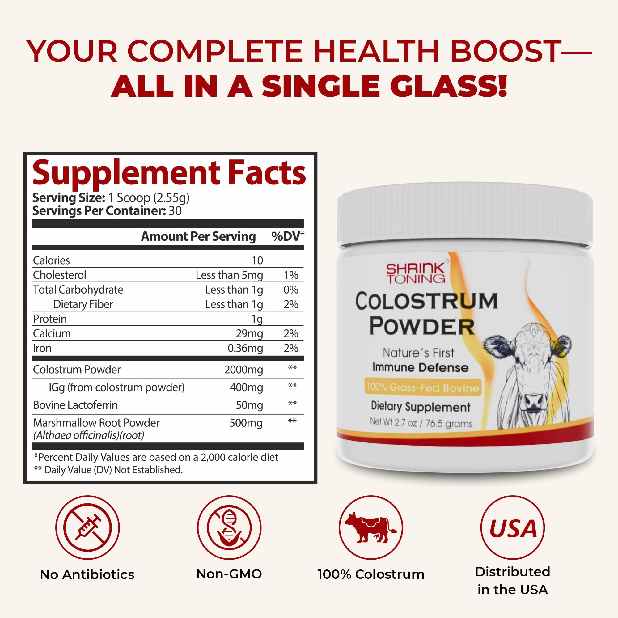 premium colostrum powder benefits