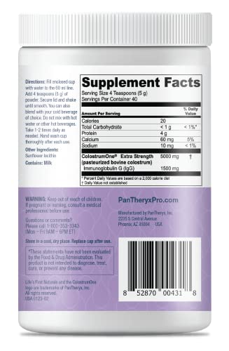 premium colostrum powder for immune health