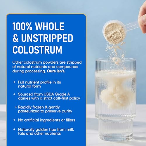 Premium colostrum powder for wellness