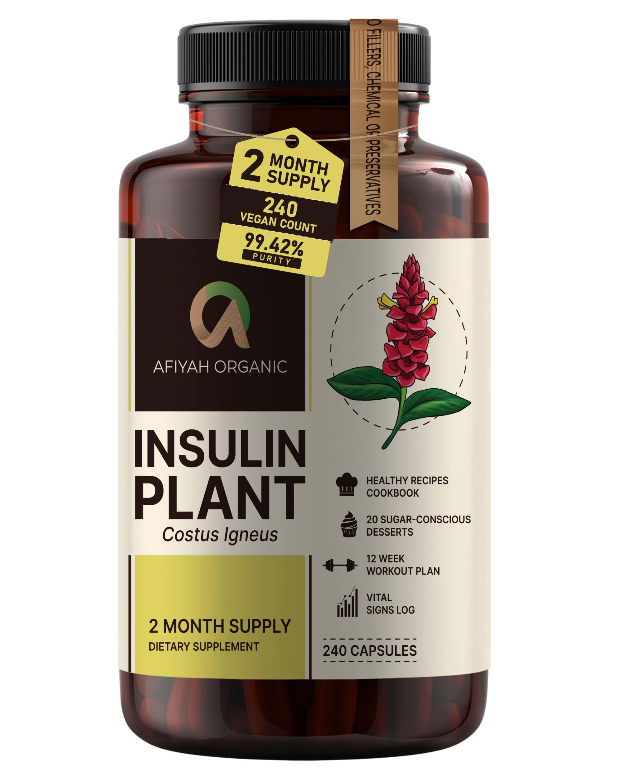 Premium Costus Igneus capsules