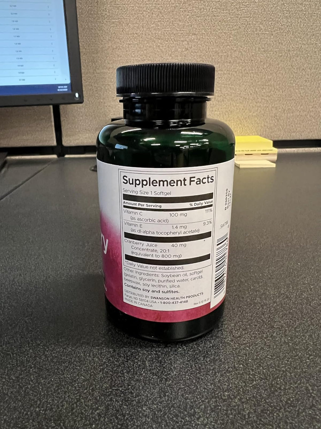 Premium cranberry juice concentrate formula