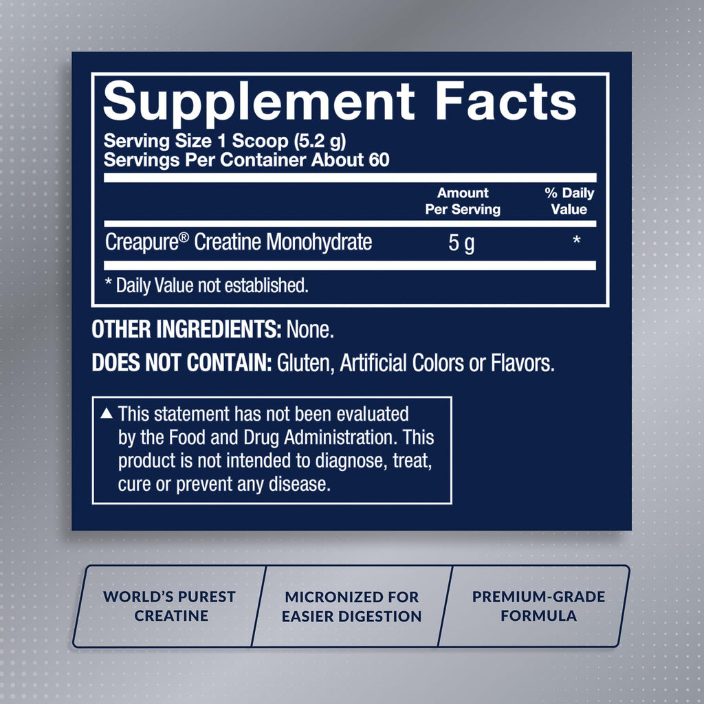 premium Creapure creatine for athletes