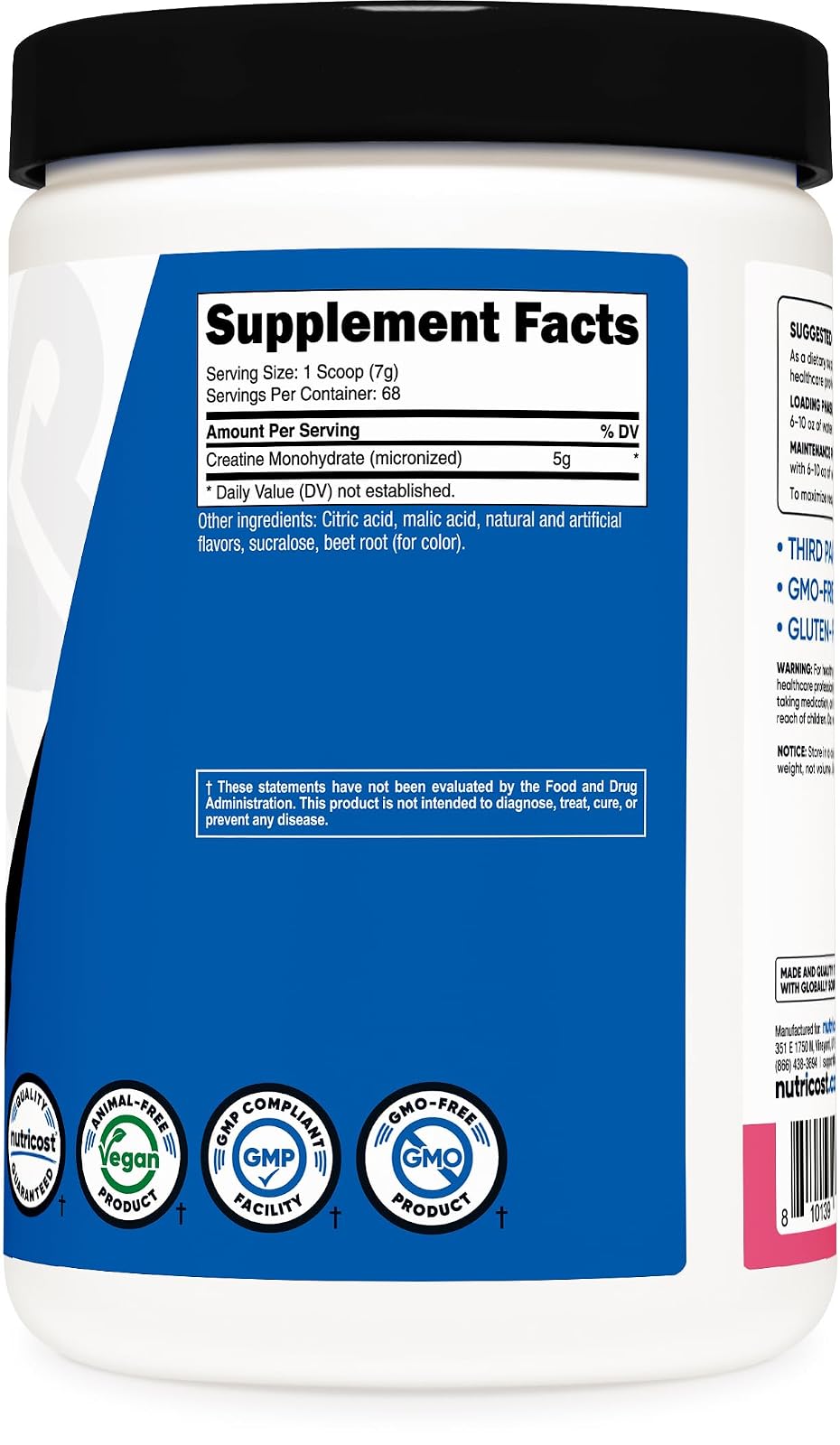 Premium creatine monohydrate for athletes