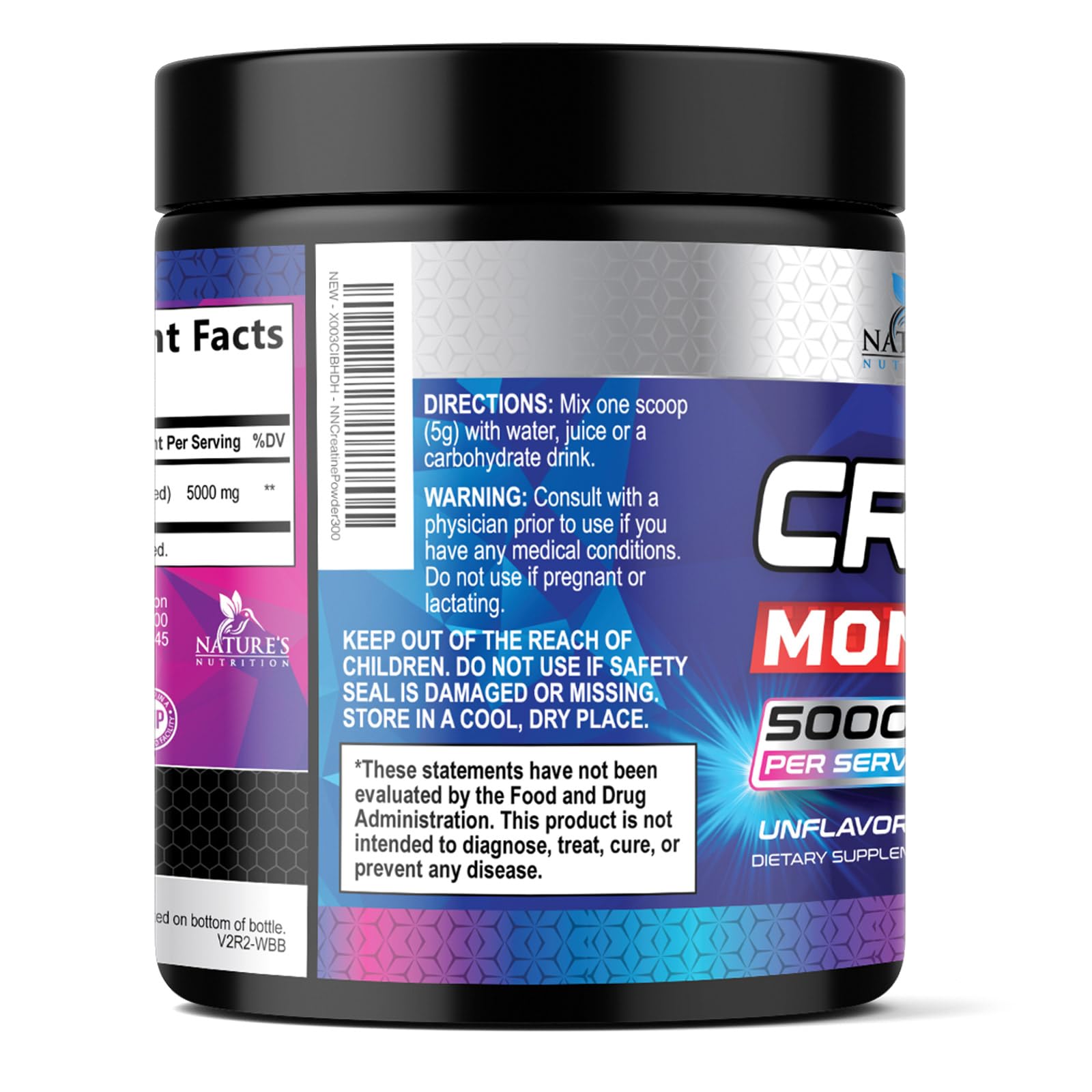 premium creatine monohydrate powder