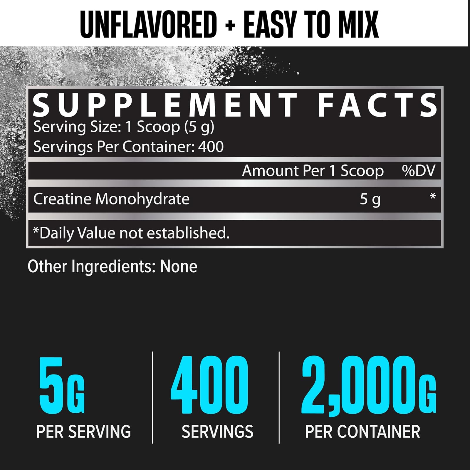 premium creatine monohydrate supplement
