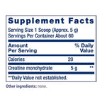 premium creatine monohydrate supplement