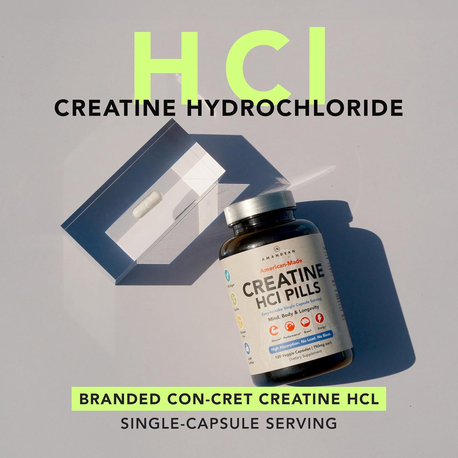 premium creatine supplement capsules