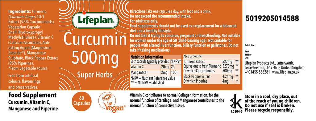 premium curcumin for active lifestyles