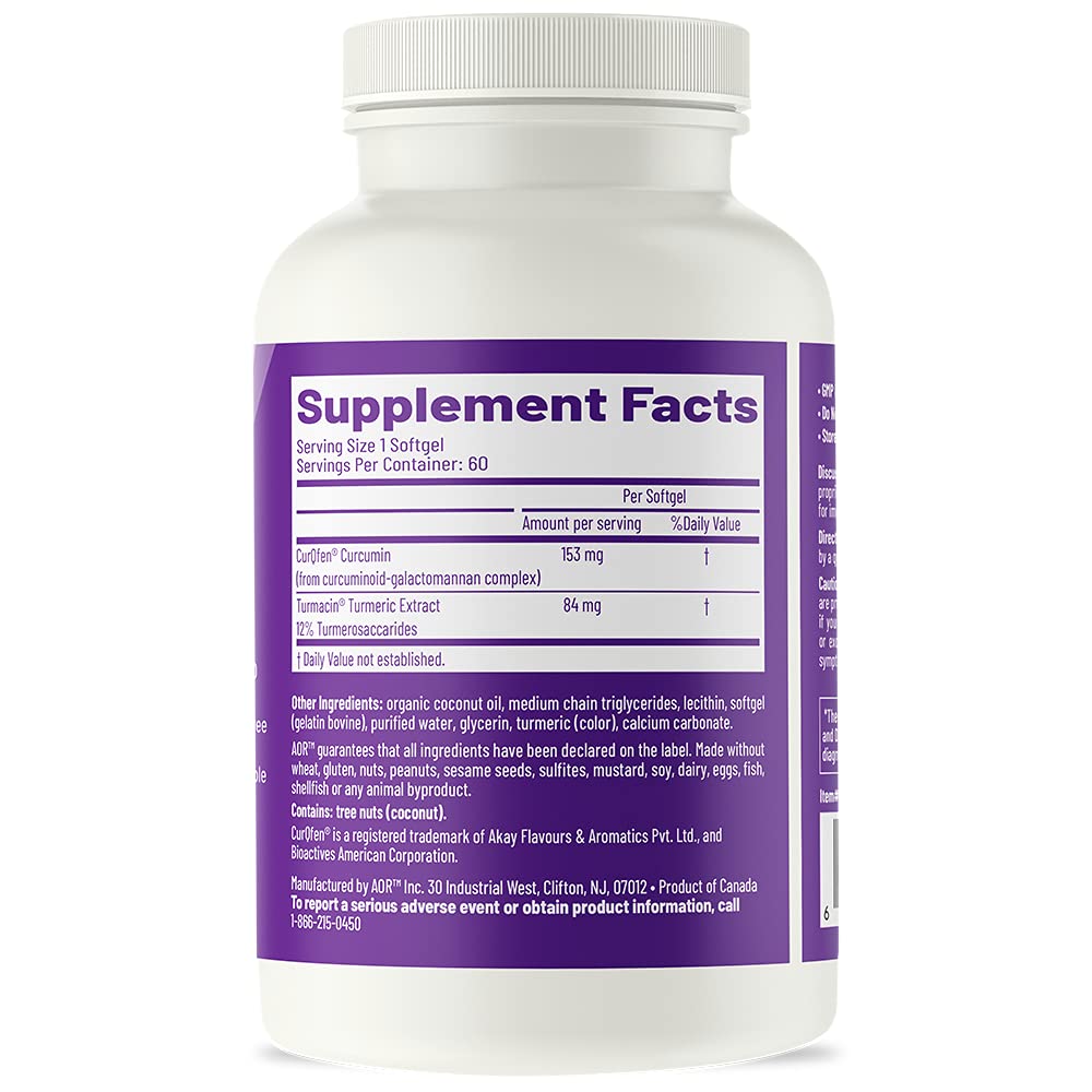 premium curcumin softgels for health