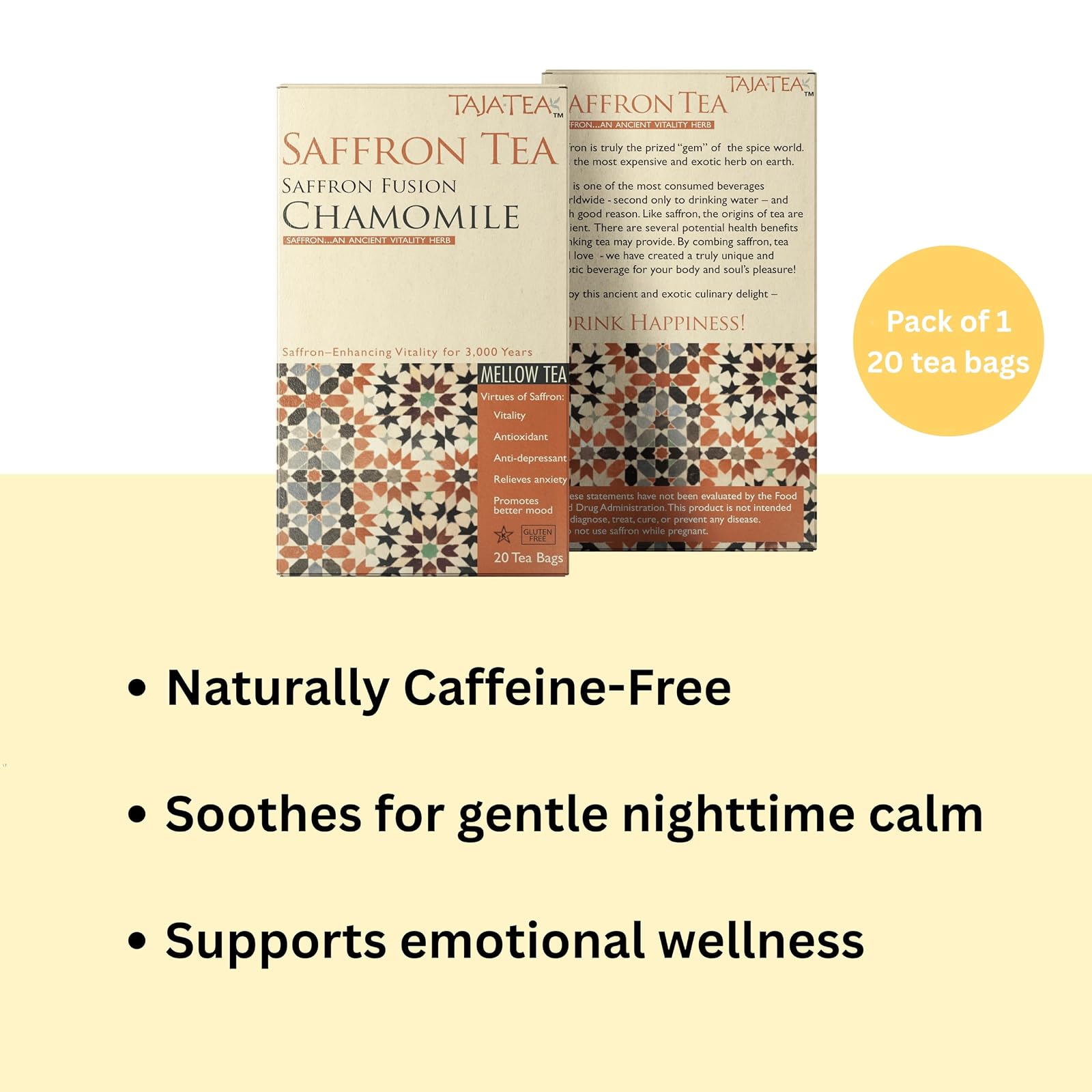 premium dandelion and chamomile tea