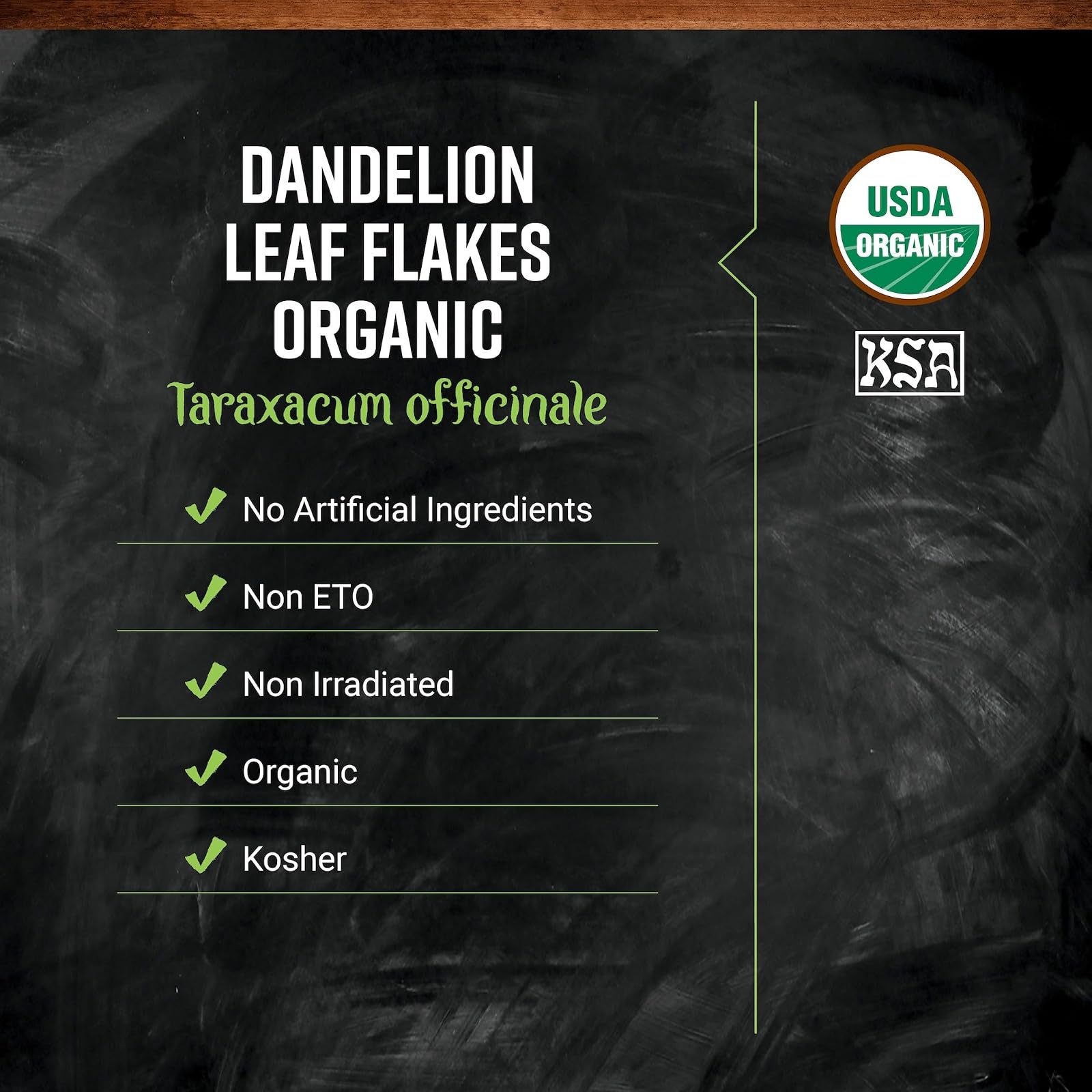 premium dandelion leaf herbal supplement
