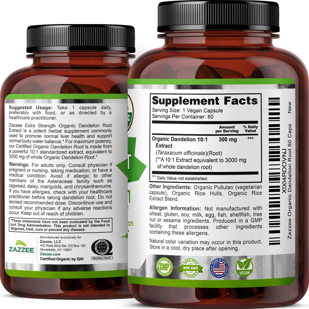 premium dandelion root for digestion