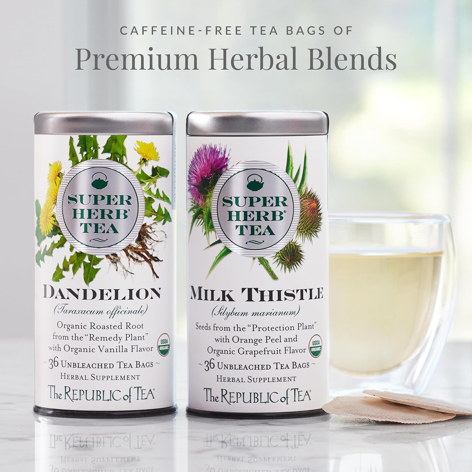 premium dandelion tea for detox