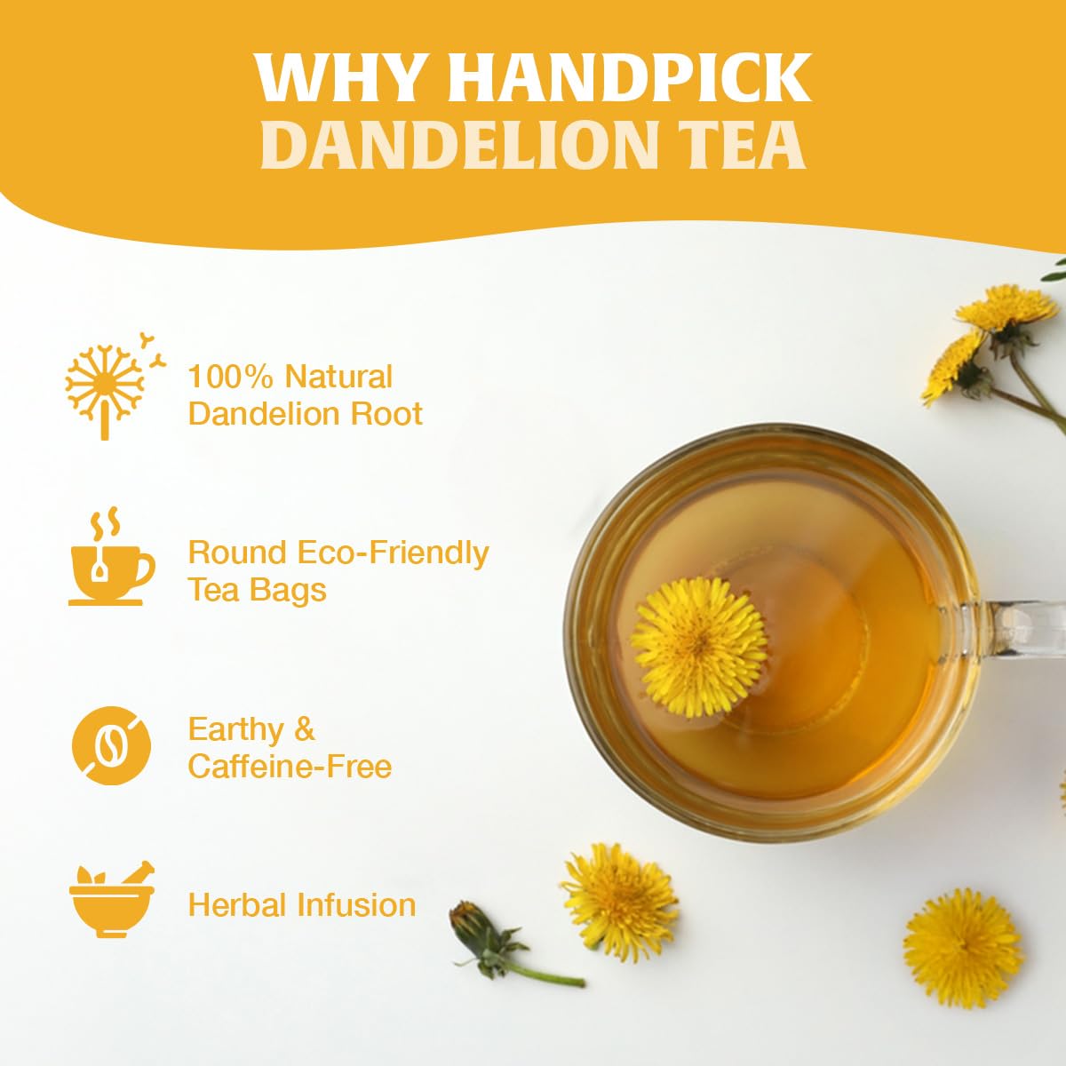 premium dandelion tea for wellness