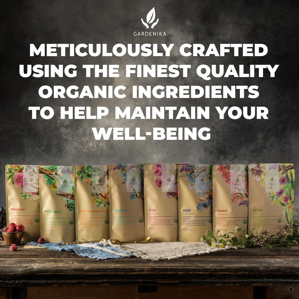 premium dandelion tea with spices