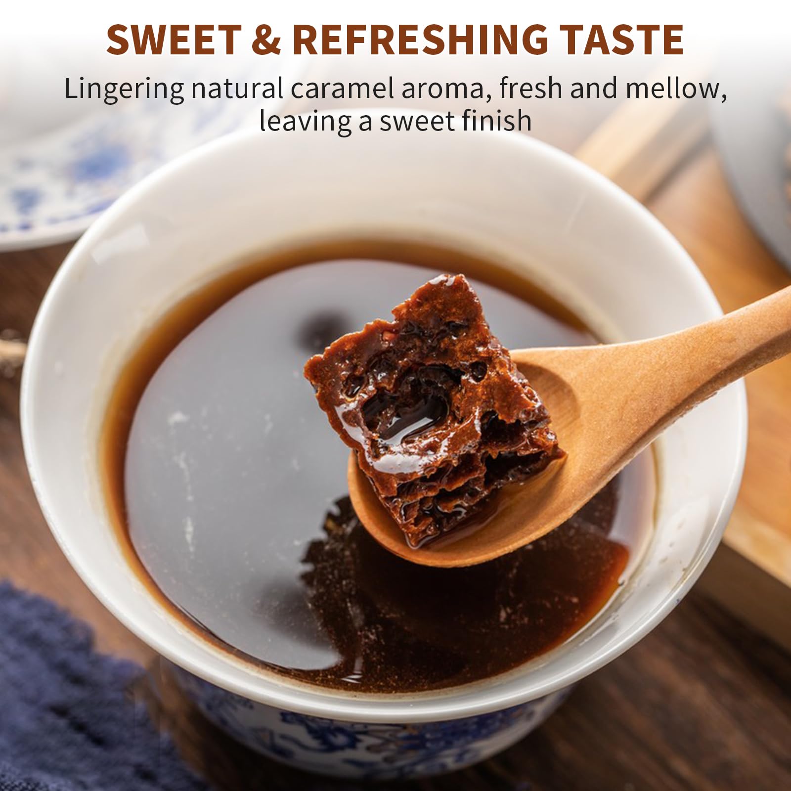 premium dark brown sugar tea