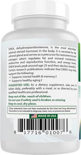 premium DHEA supplement for longevity