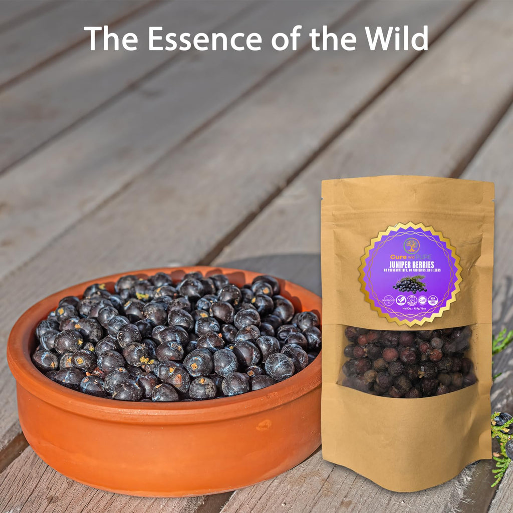 Premium dried juniper berries 4 oz
