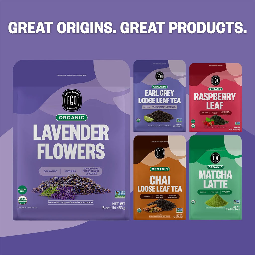 premium dried lavender for tea blends