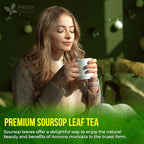 premium dried soursop leaves