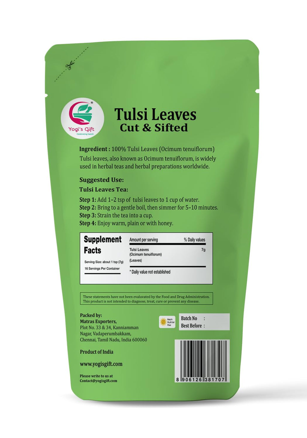 premium dried tulsi leaves for wellness