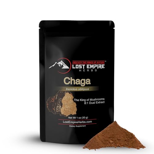 premium dual extract chaga mushrooms