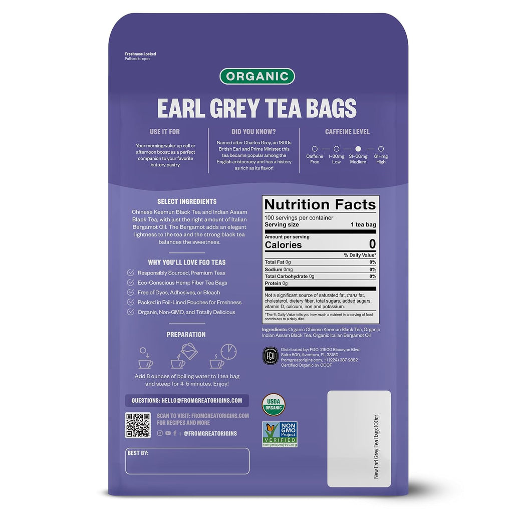 premium Earl Grey black tea