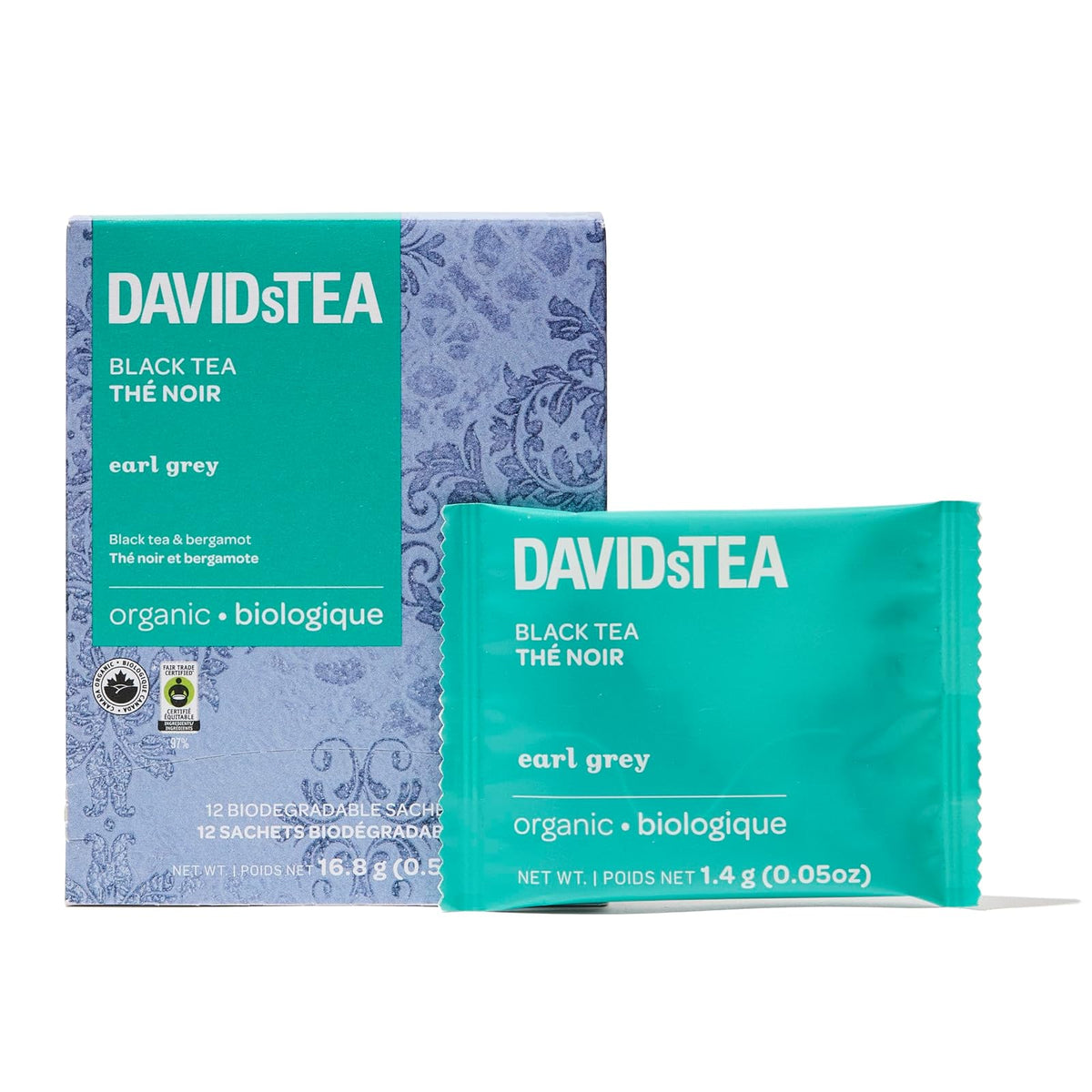 premium Earl Grey herbal tea bags