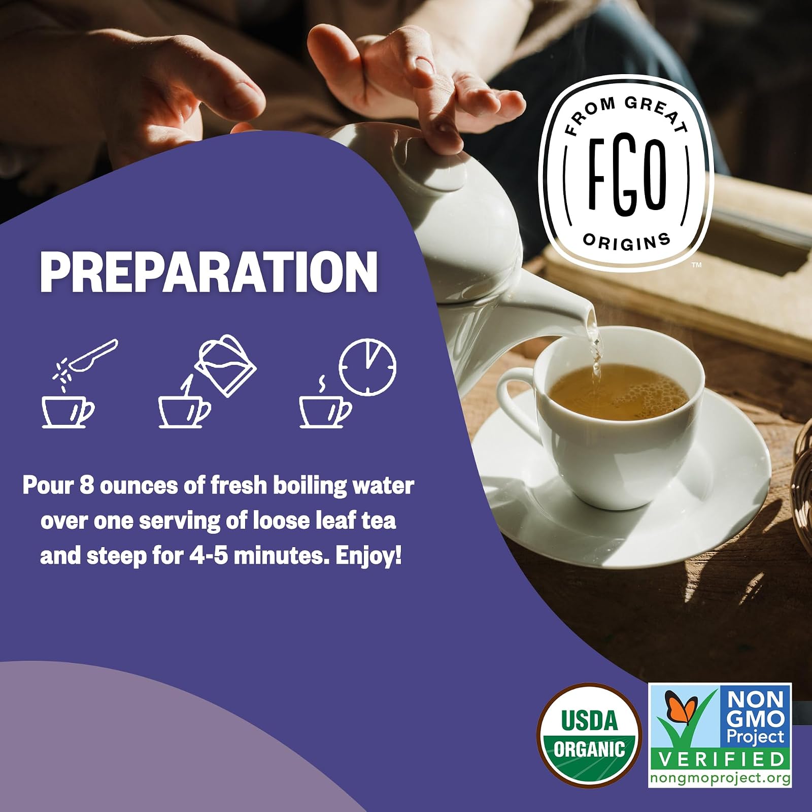 premium Earl Grey tea for brewing