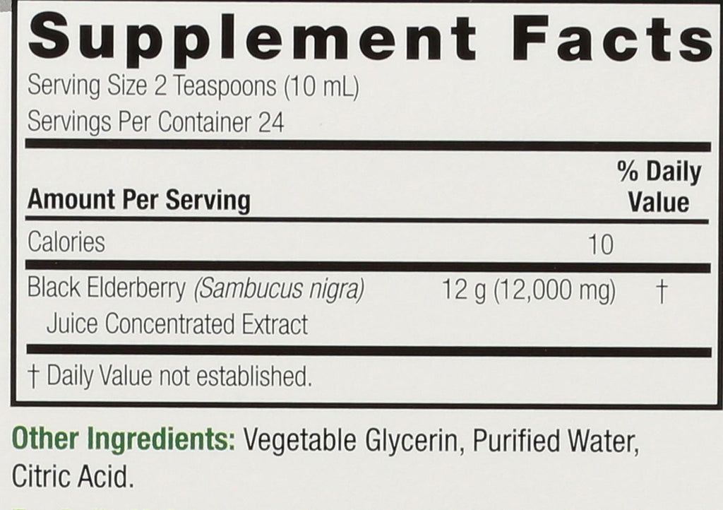 premium elderberry extract for adults