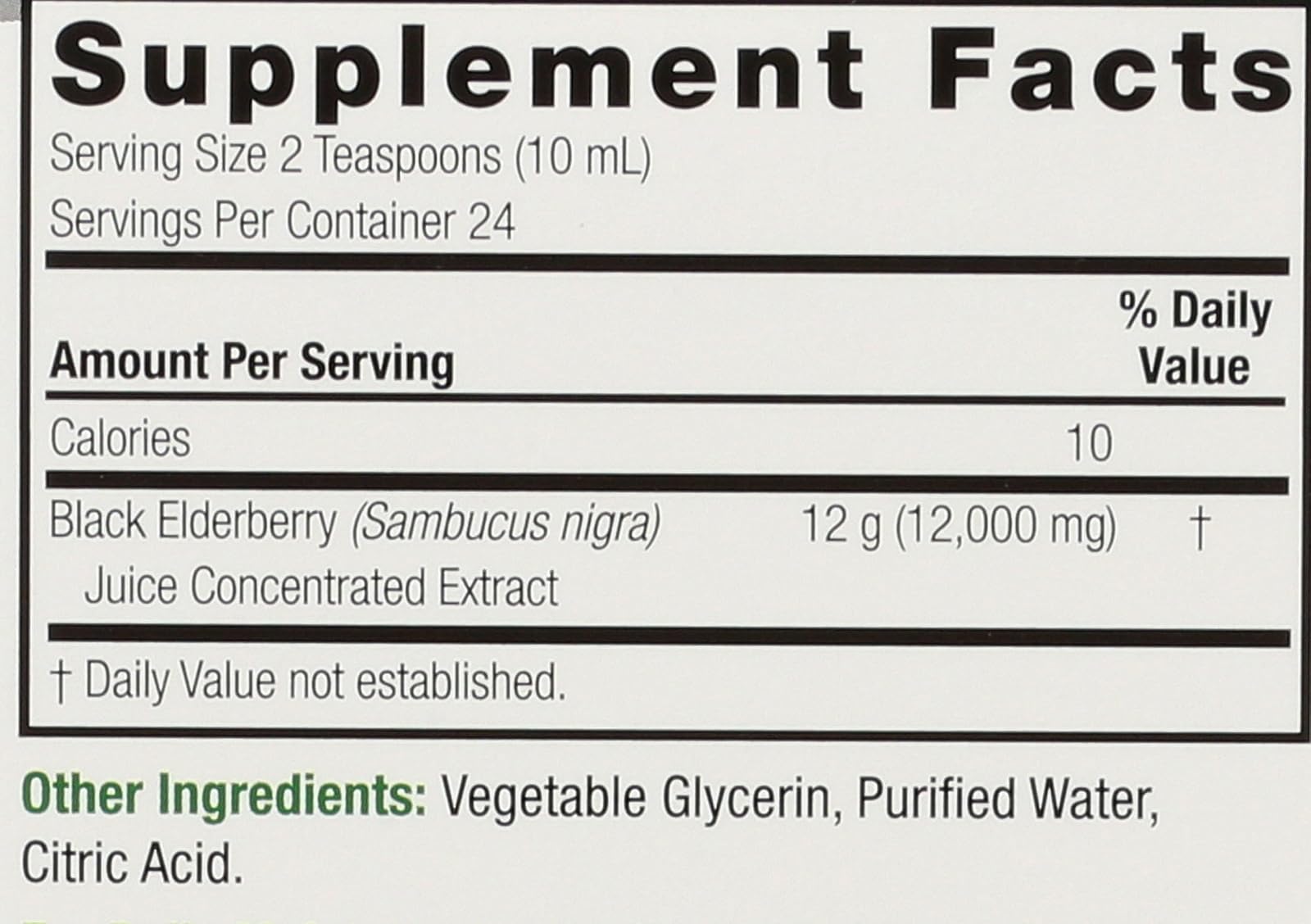 premium elderberry extract for adults