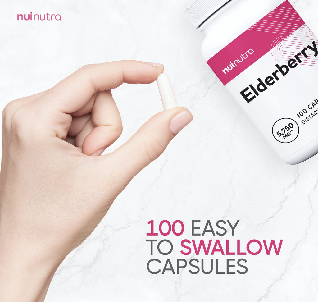 premium elderberry extract in capsules