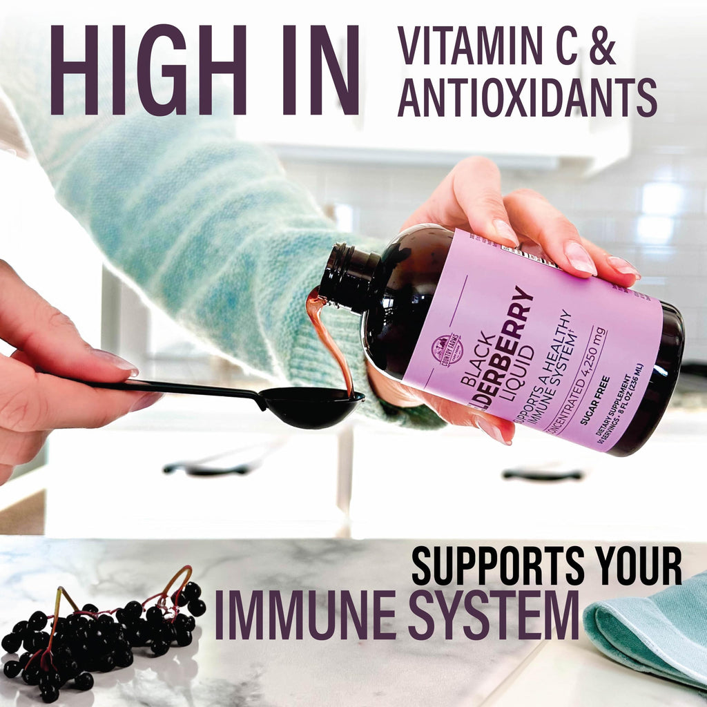 premium elderberry liquid for health benefits