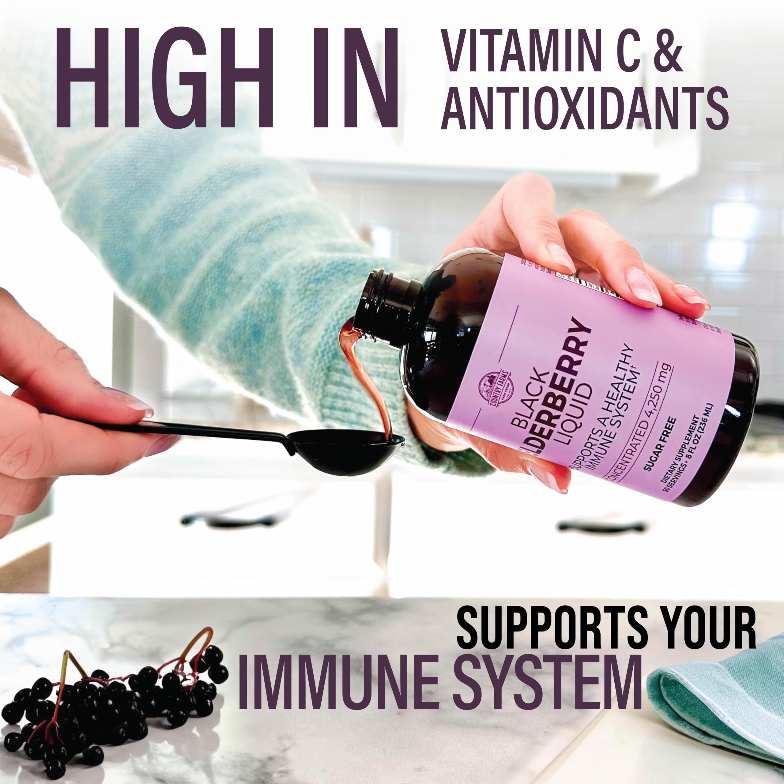 premium elderberry liquid for health benefits