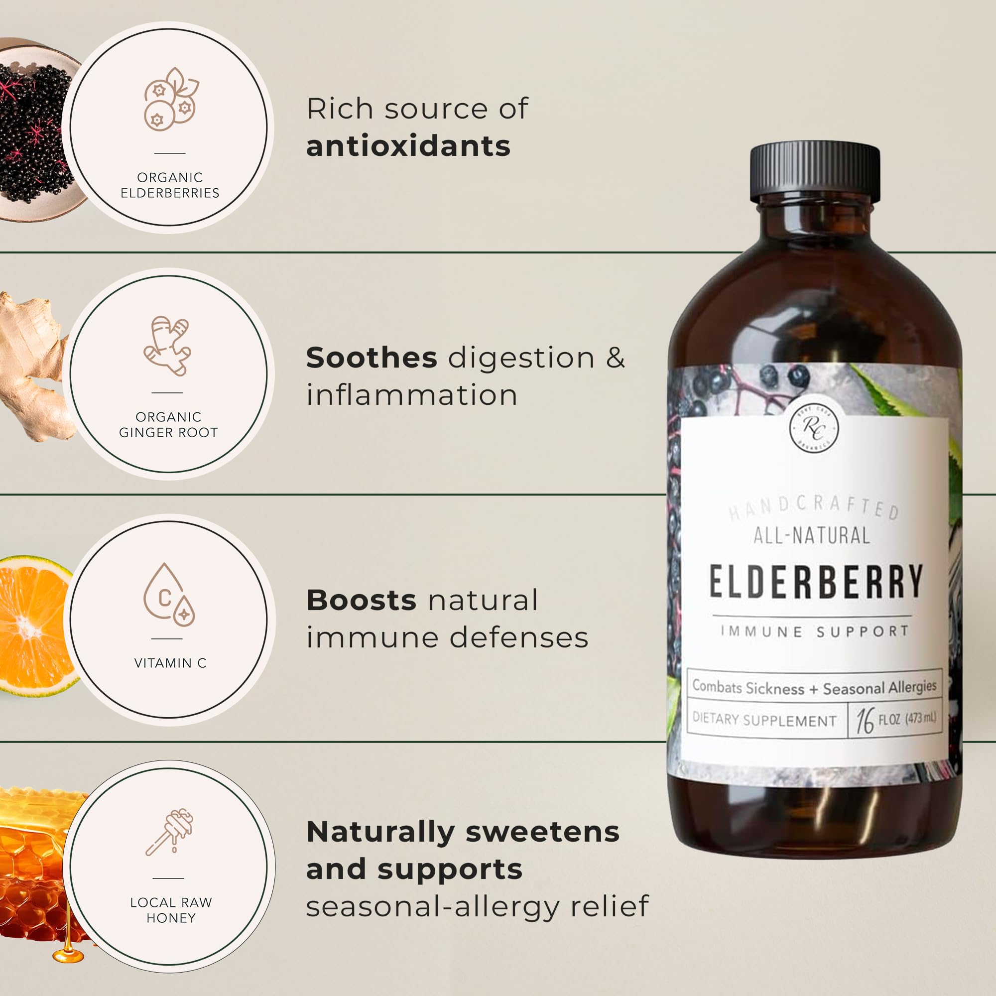 premium elderberry syrup for immunity