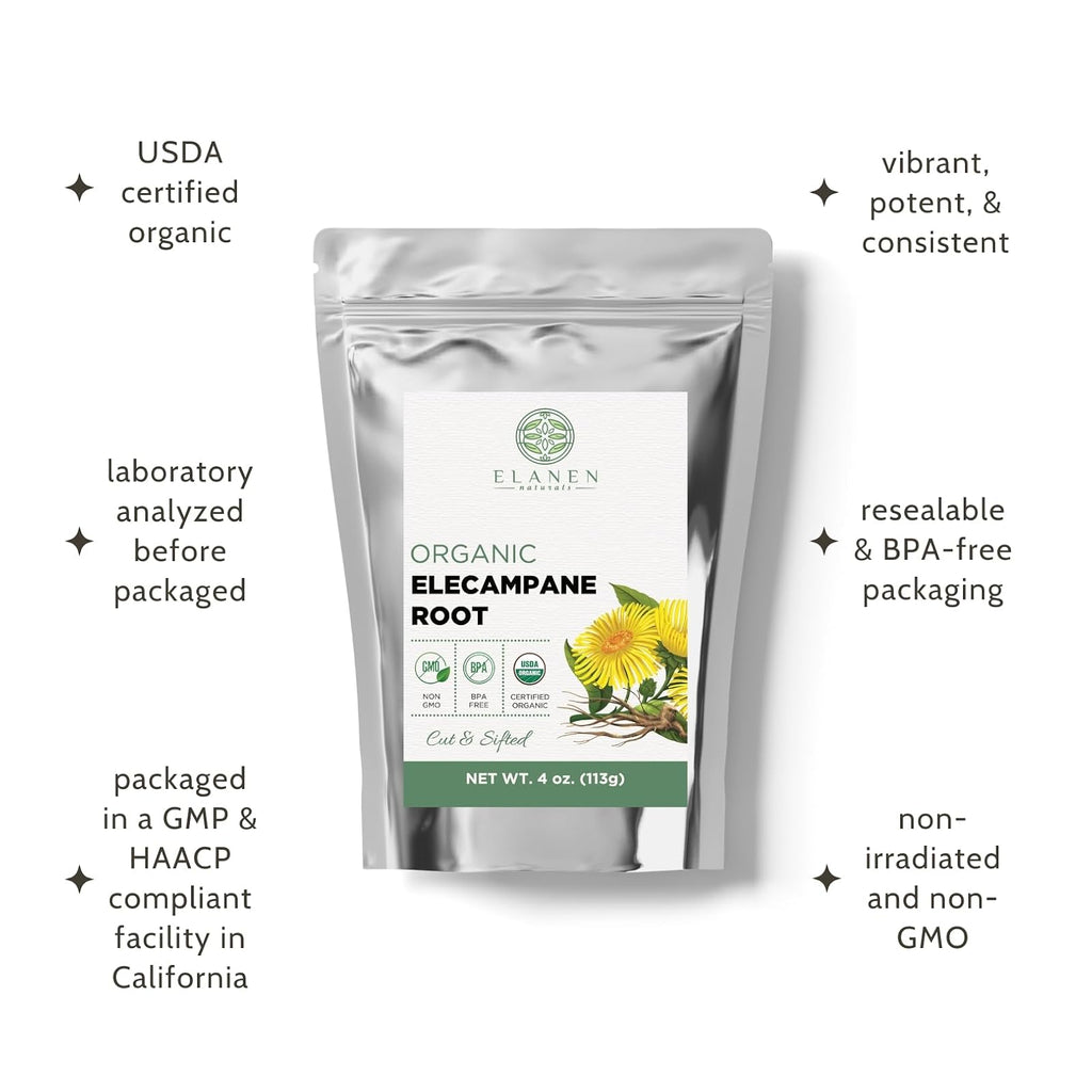 premium elecampane root for soothing herbal tea