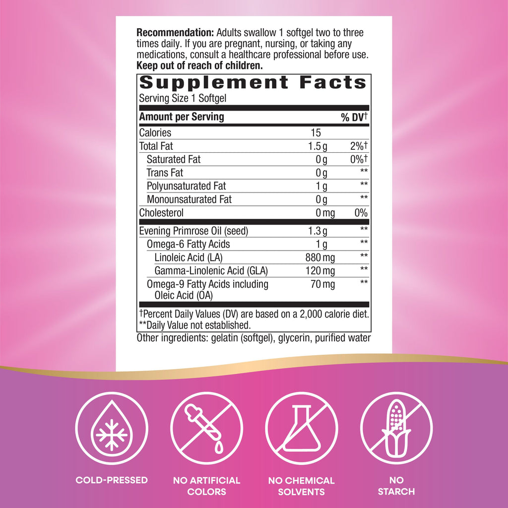 premium evening primrose oil formula