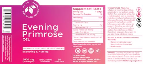 premium evening primrose oil formula