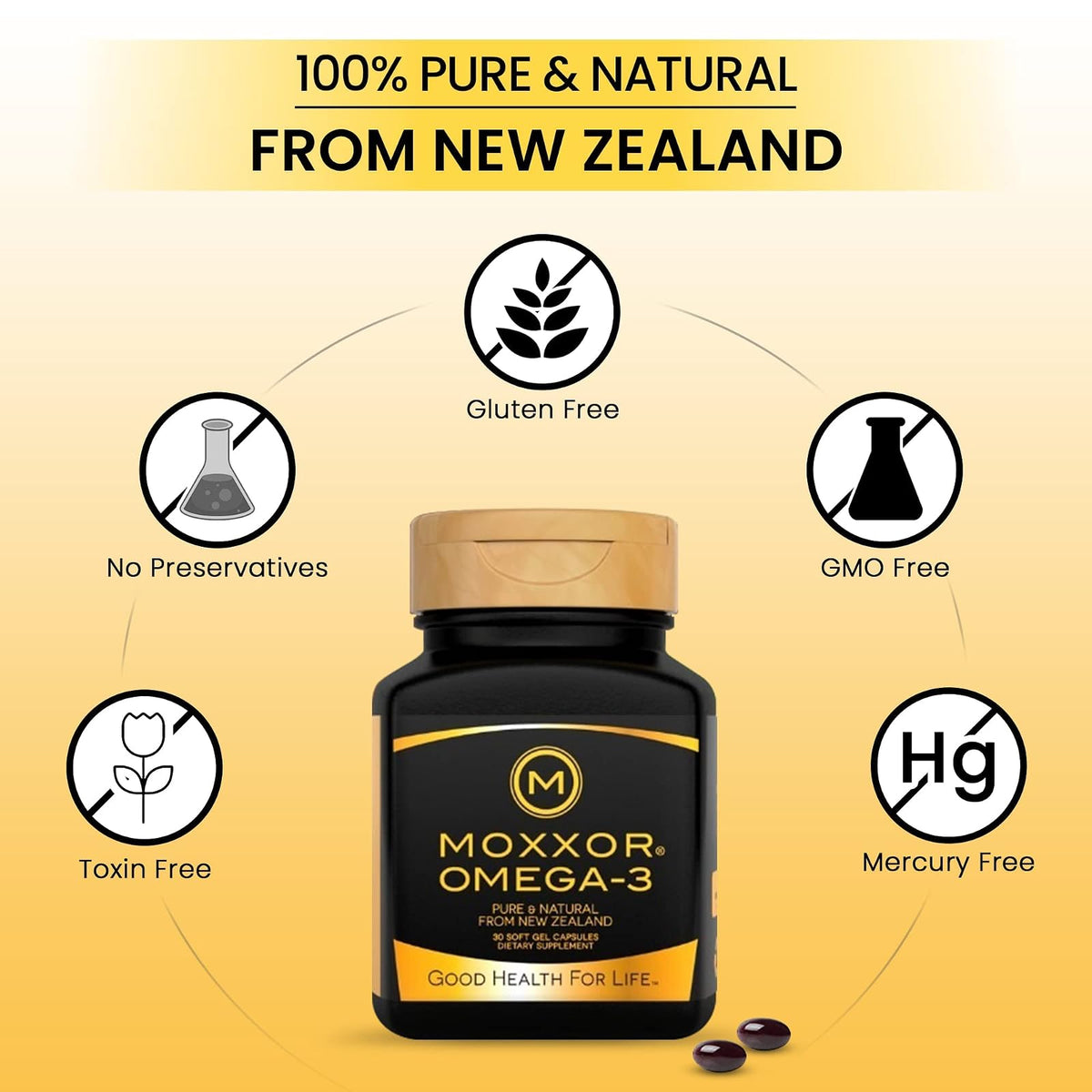 Premium fish oil for heart support