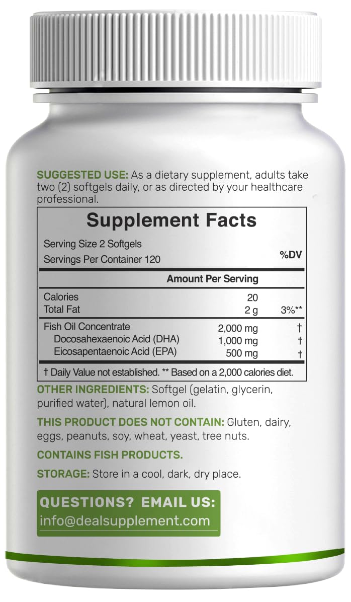 premium fish oil supplement