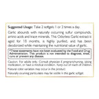 premium garlic black seed oil capsules