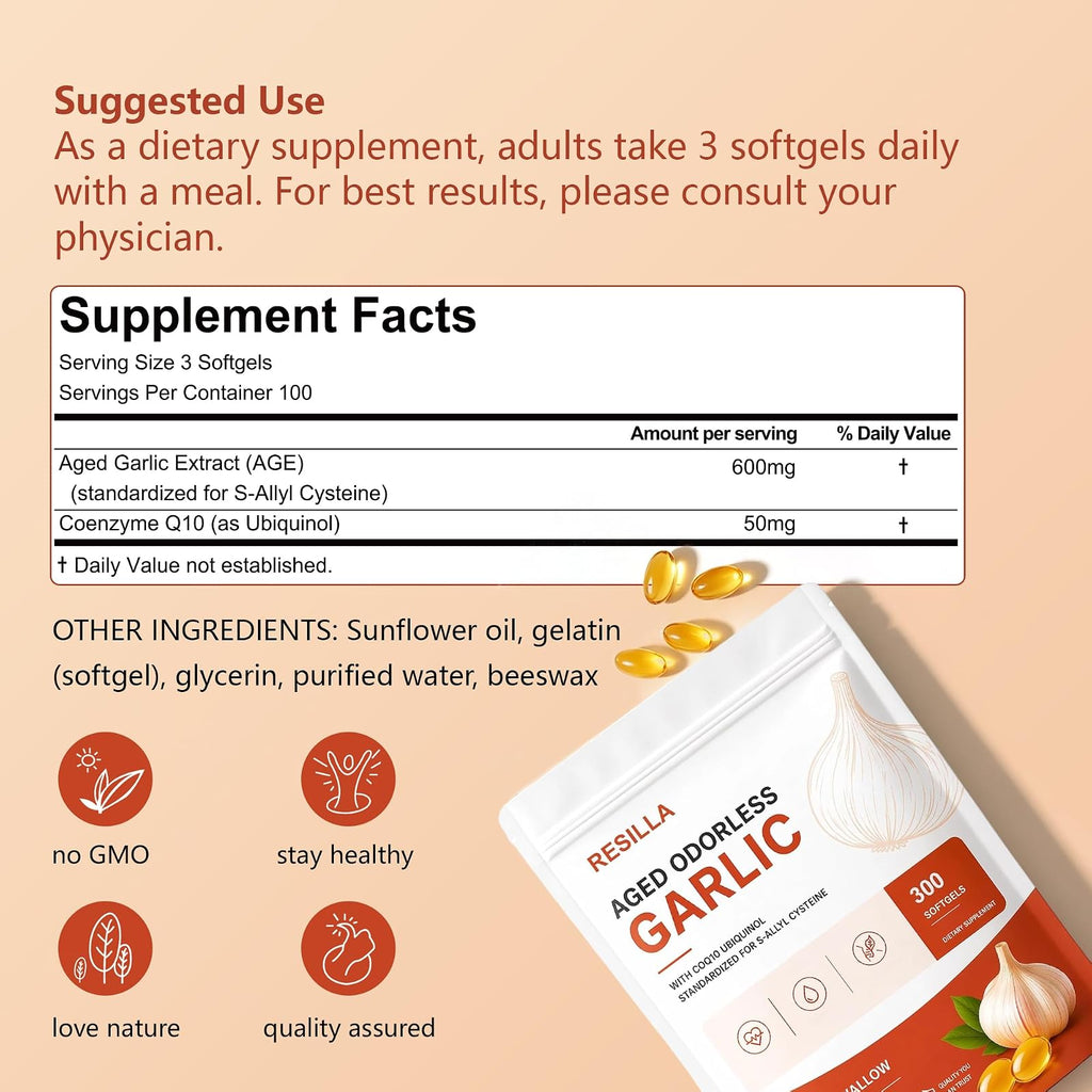 premium garlic extract softgels