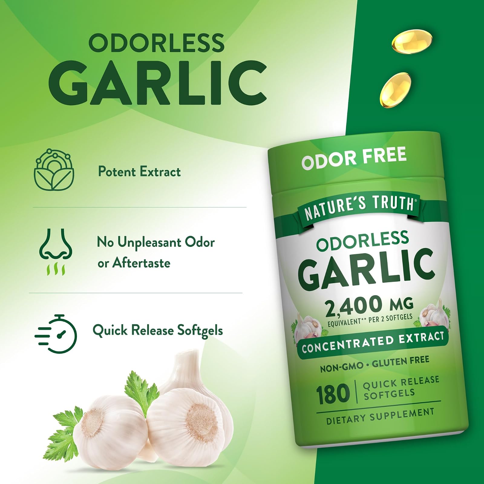 premium garlic for heart support