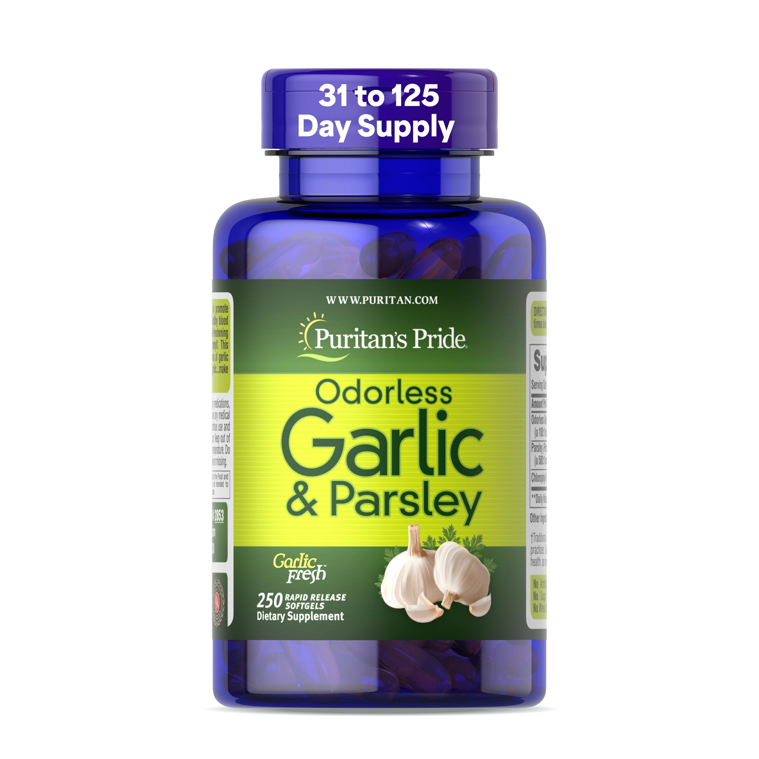 premium garlic softgels for heart health