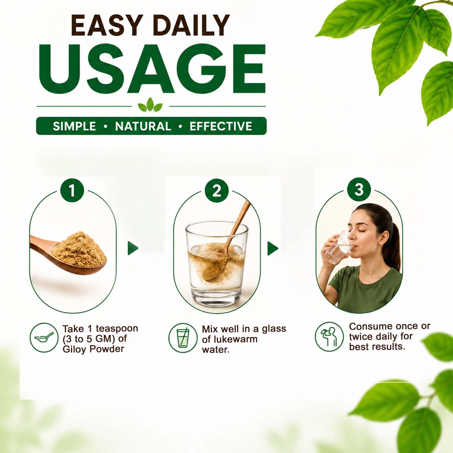 premium giloy powder for vitality